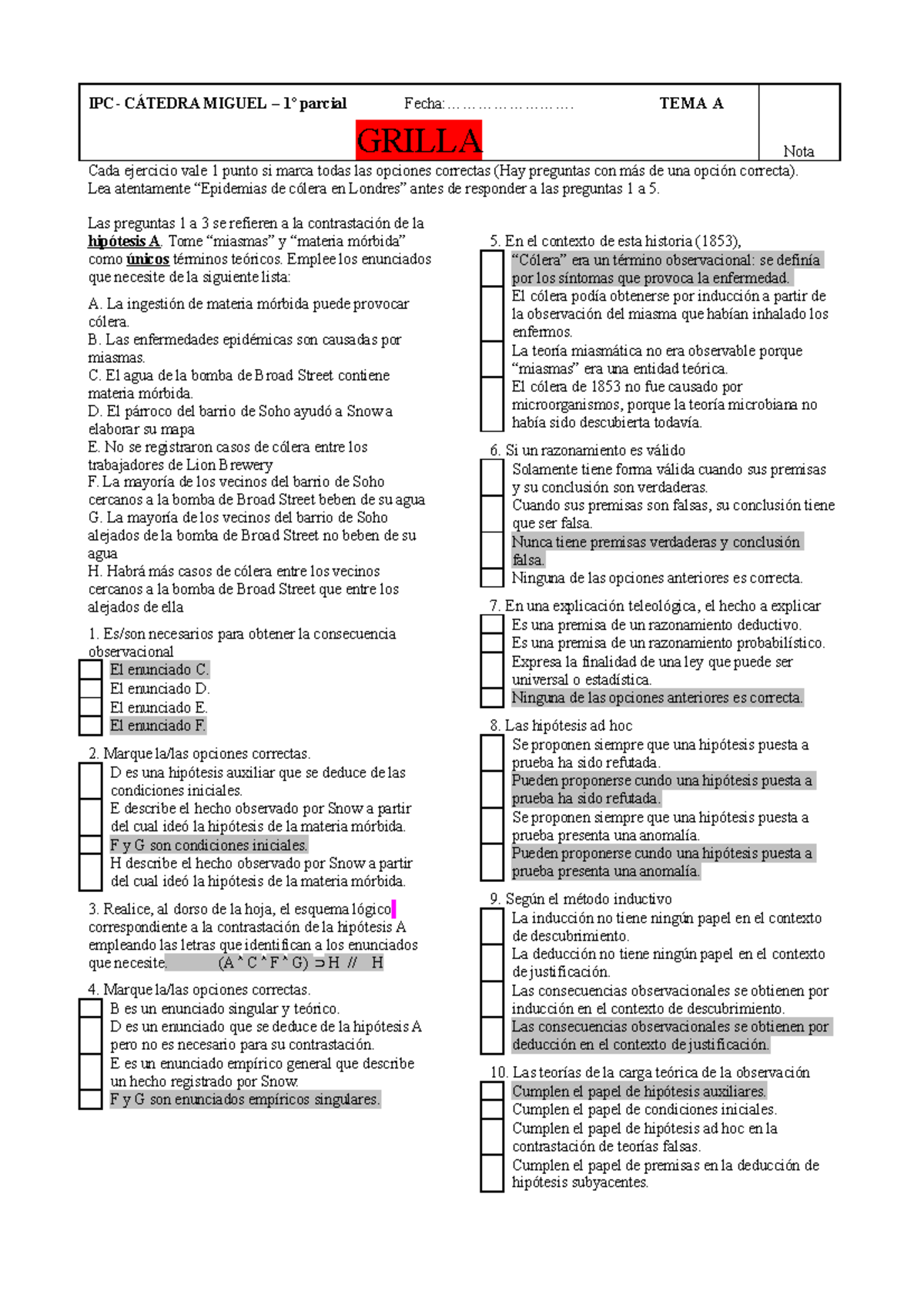 Temas A-B-C. Grilla - J7h - IPC- CÁTEDRA MIGUEL – 1º parcial Fecha