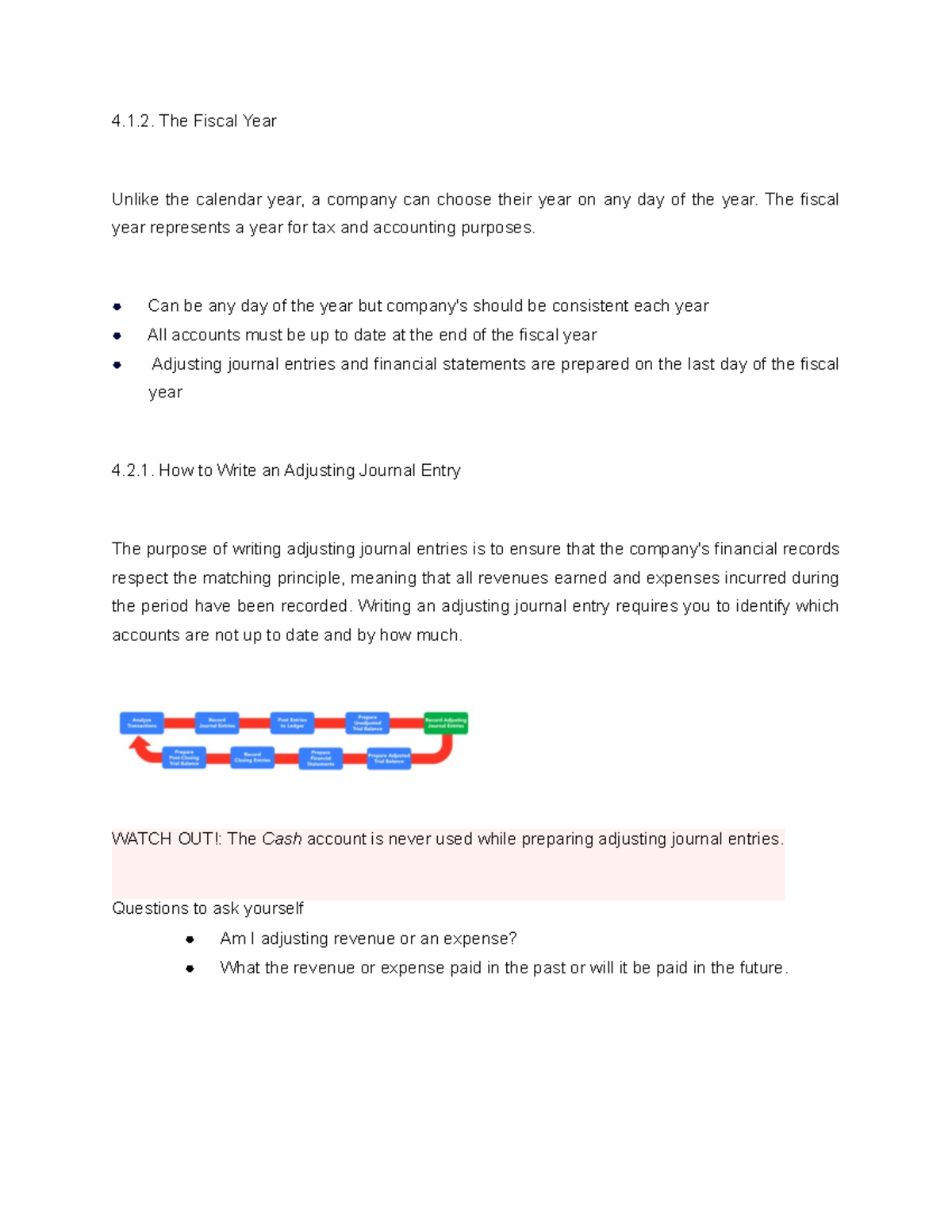 Understanding Fiscal Year Adjusting Journal Entries Accrued Expenses ...