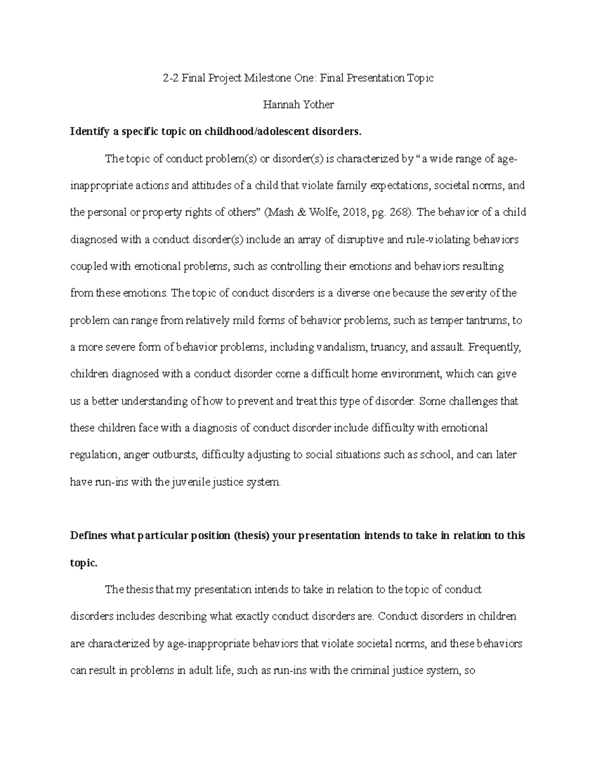 Milestone One-Final Project Topic Presentation - 2-2 Final Project ...