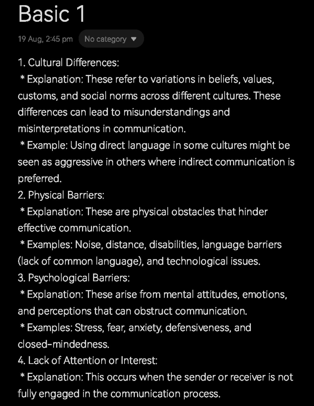 Basic 1 - Computer 101 - Basic 1 19 Aug, 245 pm No catego Cultural ...