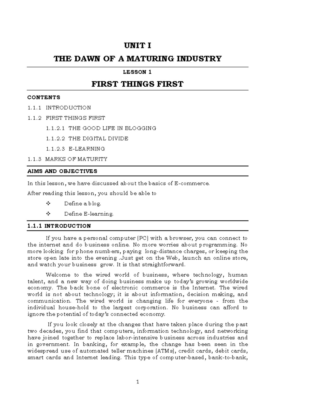 BCA E Commerce - - Studocu