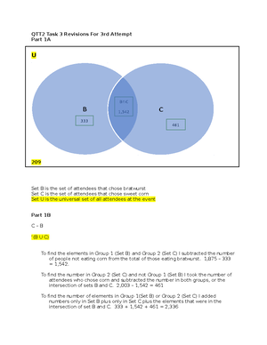 Finite math TASK 3- Passed - ####### PART 1. ####### A. ####### A- LIKES COLA ####### B- LIKES ...
