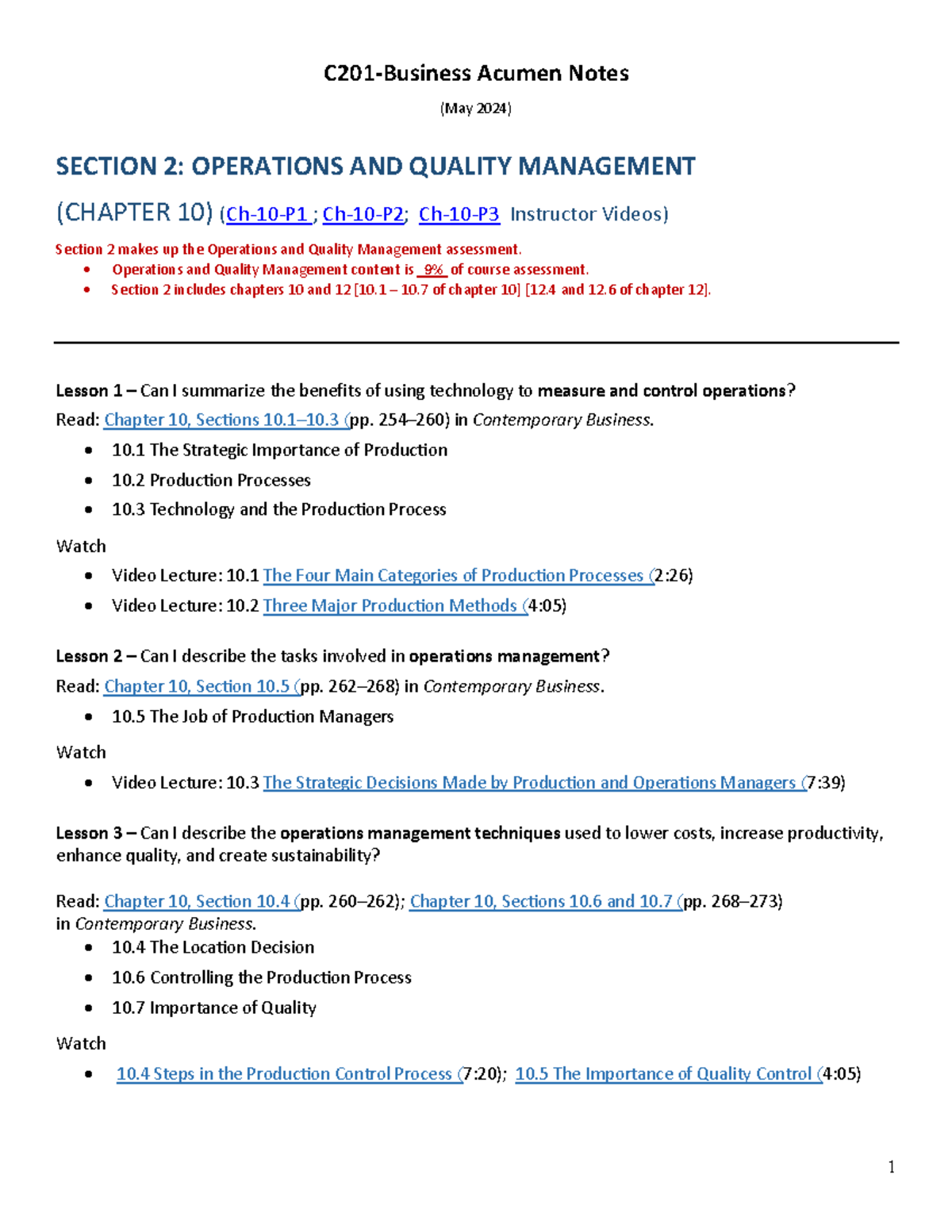 02-10_C201 Business-Acumen Section-2 Chapter-10 - C201-Business Acumen ...