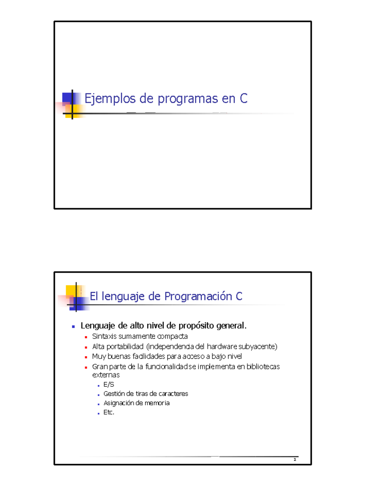 Semana 4 Lenguaje C ejemplos - Ejemplos de programas enC ...