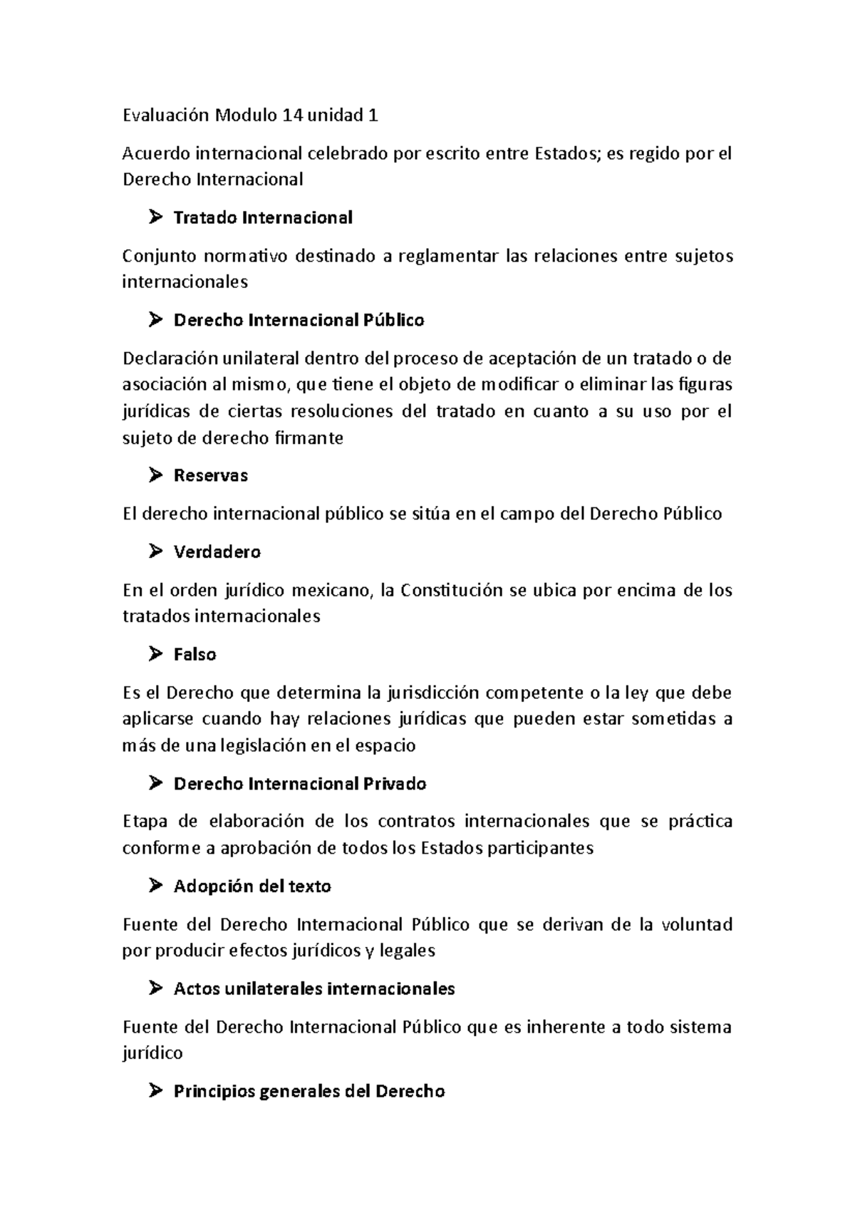 Evaluación Modulo 14 unidad 1 examen - Evaluación Modulo 14 unidad 1 ...