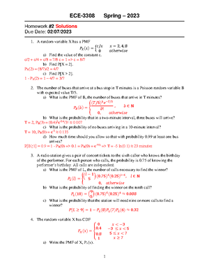 ECE3308 Exam 1 Review Solutions - ECE 3308 - Studocu