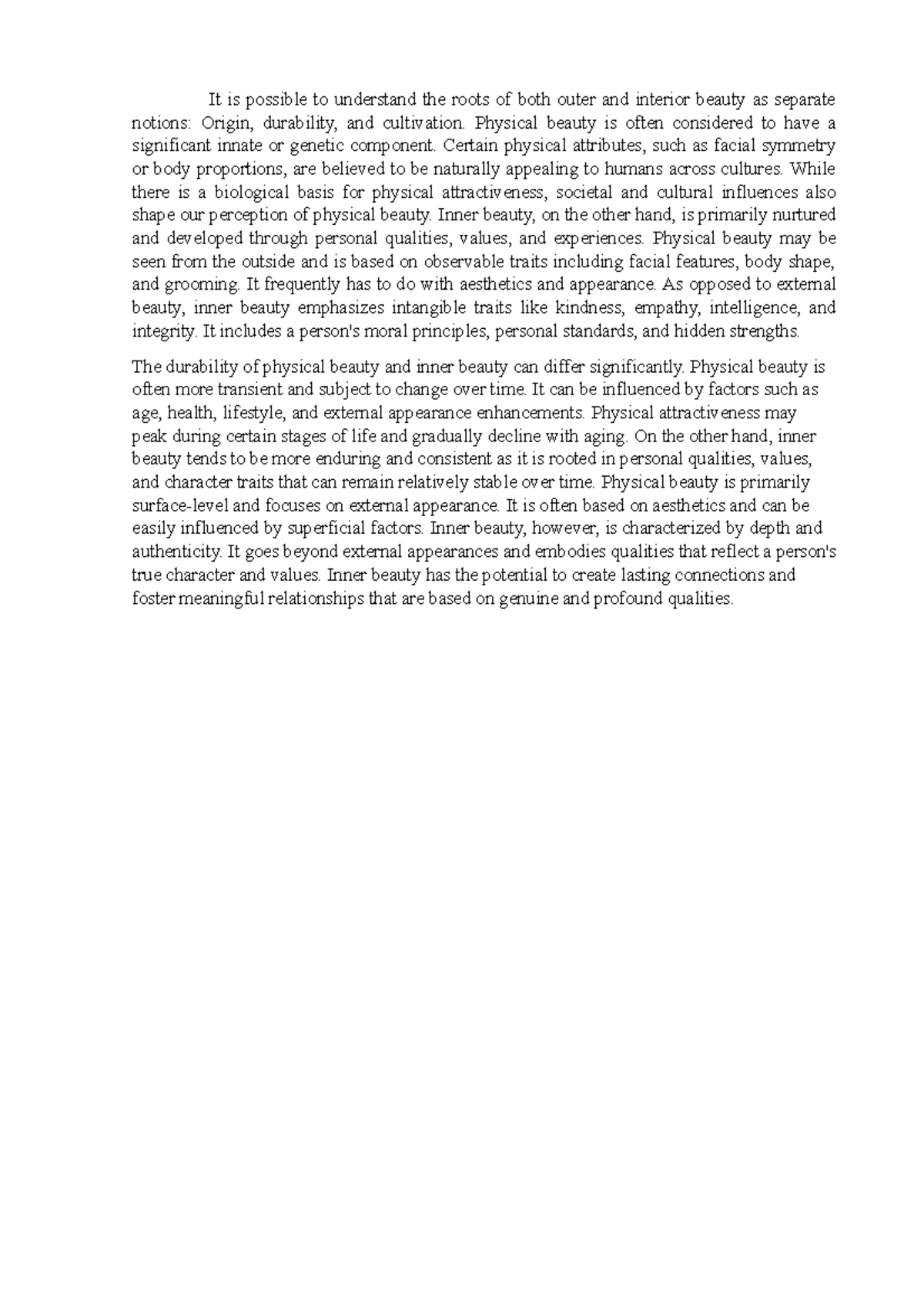 Outer vs Inner - ... - It is possible to understand the roots of both ...