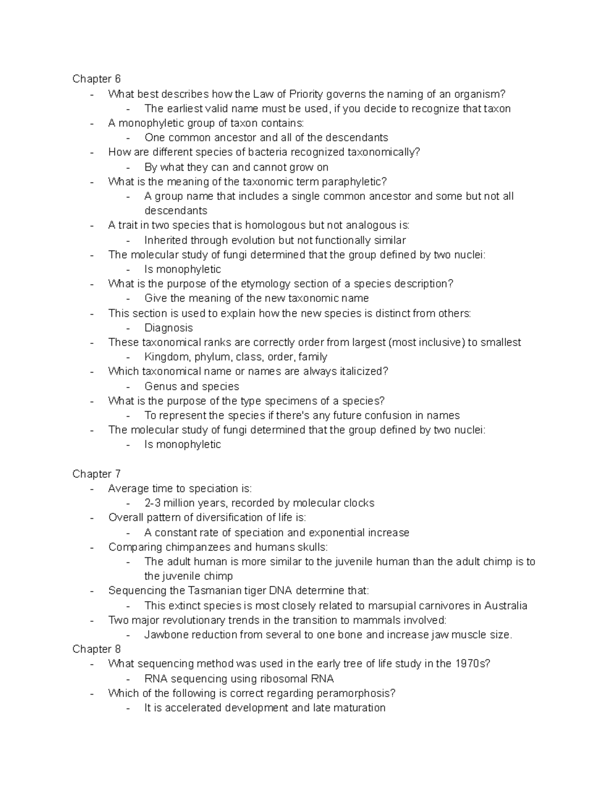 E2 Study Guide - Google Docs - Chapter 6 - What best describes how the ...