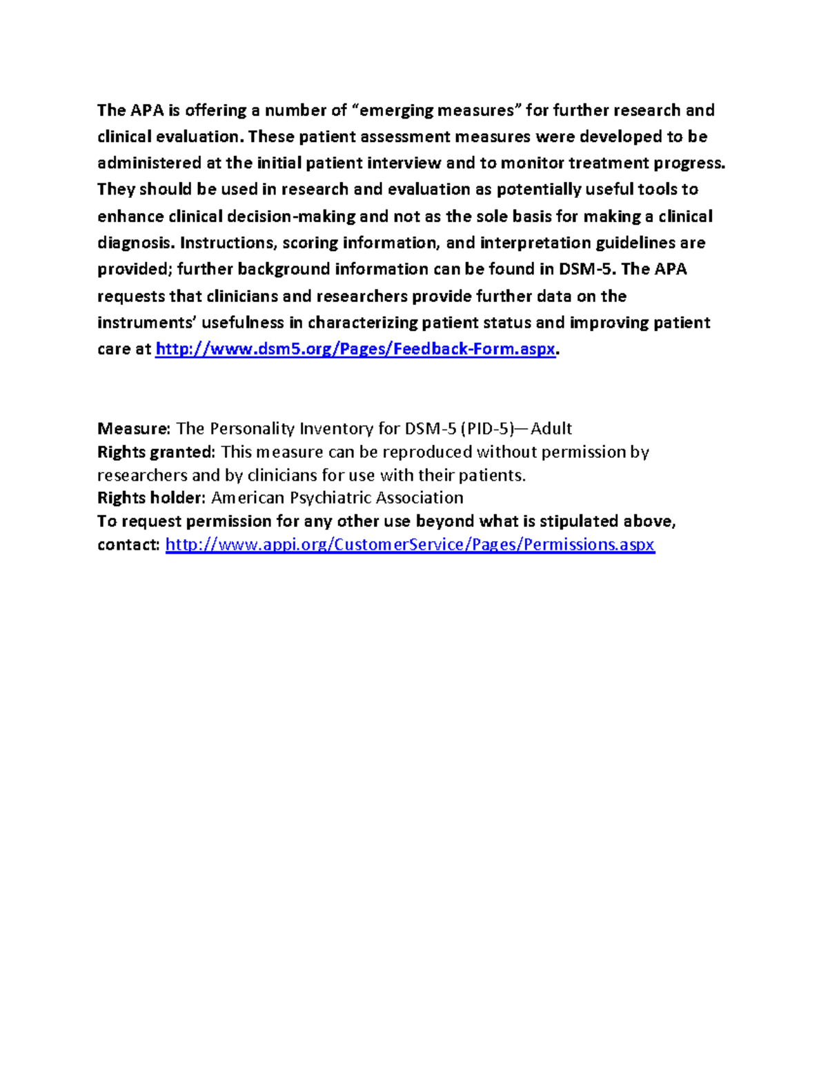 APA DSM5 The-Personality-Inventory-For-DSM-5-Full-Version-Adult - The ...