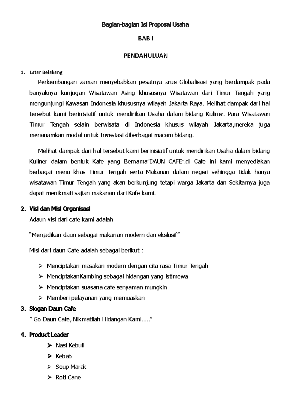 Proposal-Usaha - contoh Proposal Usaha - Bagian-bagian Isi Proposal ...