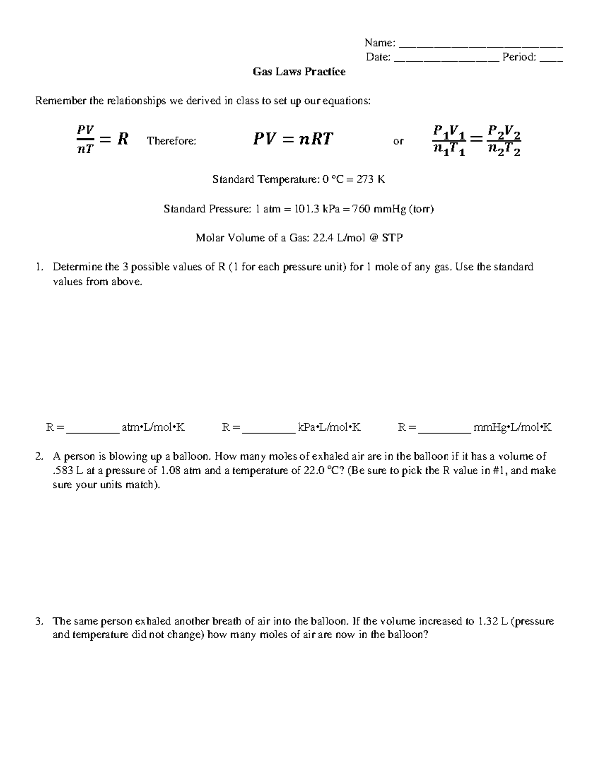 Gas+Laws+Practice - asdfasdfasdfasd - Name ...