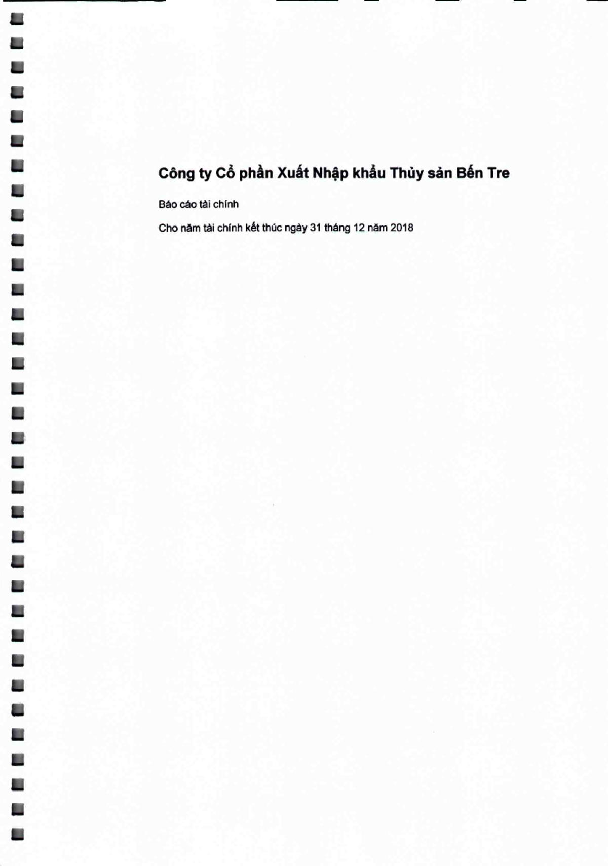 ABT 18CN BCTC KT - work - Kế toán kiểm toán - Studocu