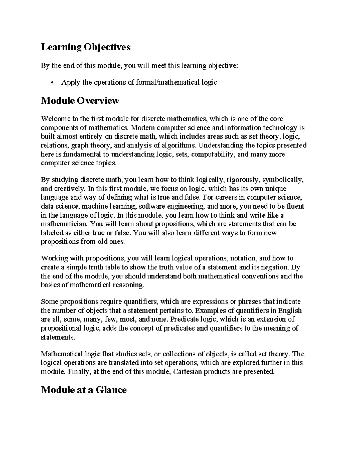 Learning Objectives - Modern computer science and information ...