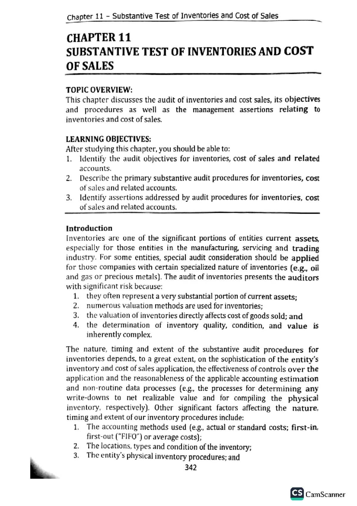 Inventory CUT OFF AND Substantive Tests - Audting Theory - Studocu