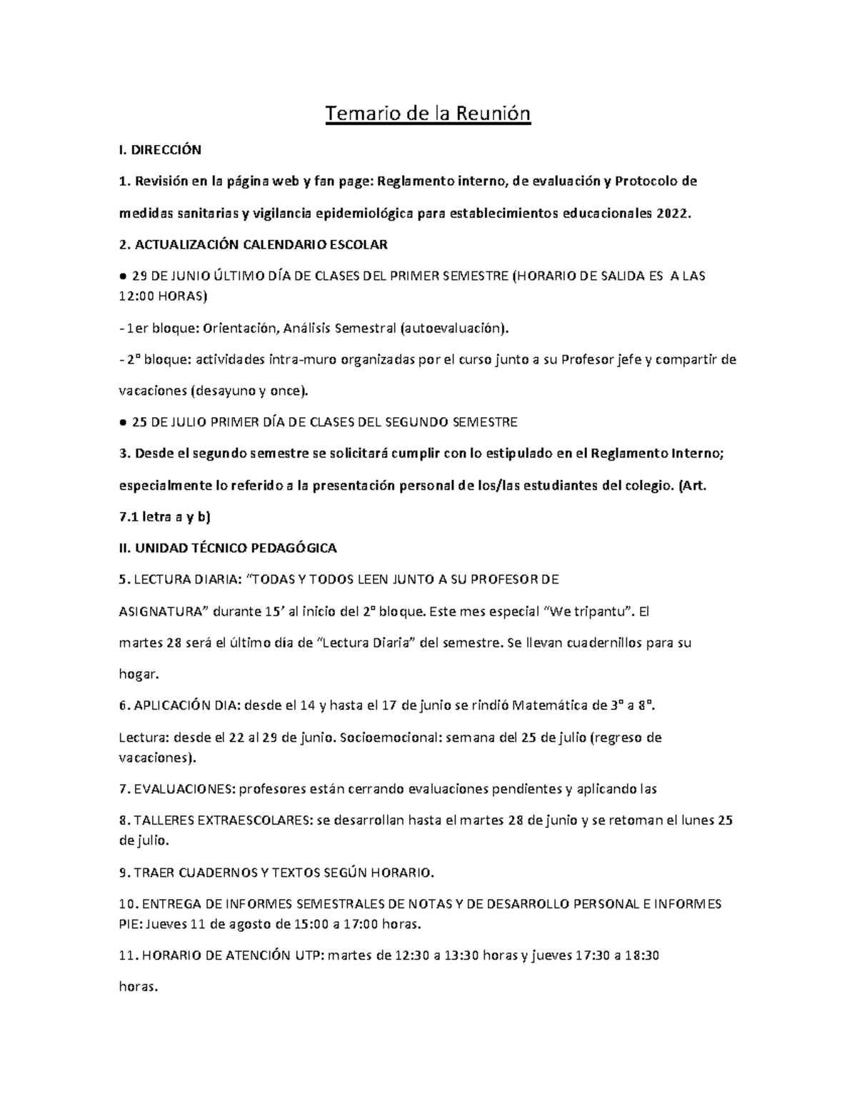 Temario de la Reunión - jjfdjfjsdkjkjfjdeskjdkjddksjdkjsdjsdj - Temario ...