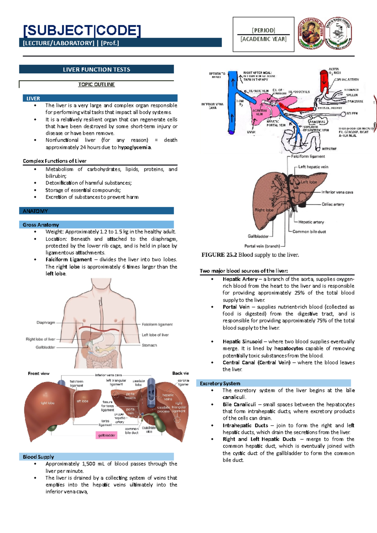 Cc2 - Clinical Chemistry Notes - [SUBJECT|CODE] [LECTURE/LABORATORY ...