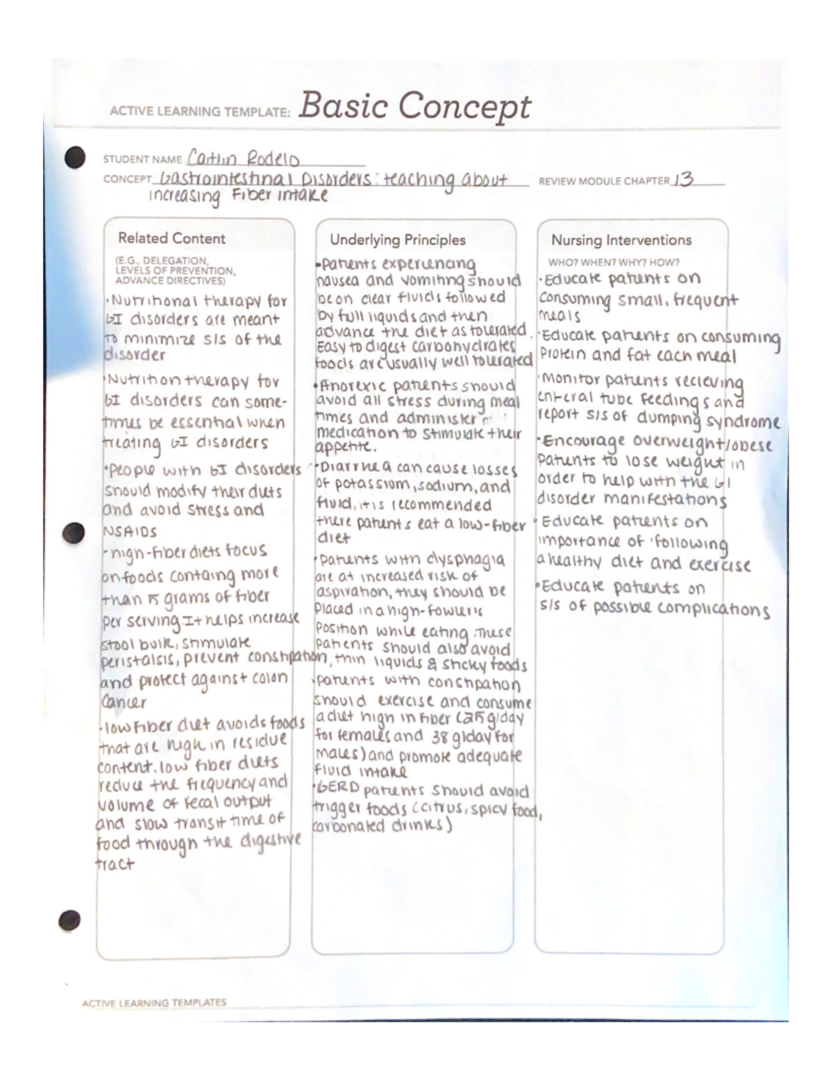 Nutrition rua templates - NR-325 - Studocu