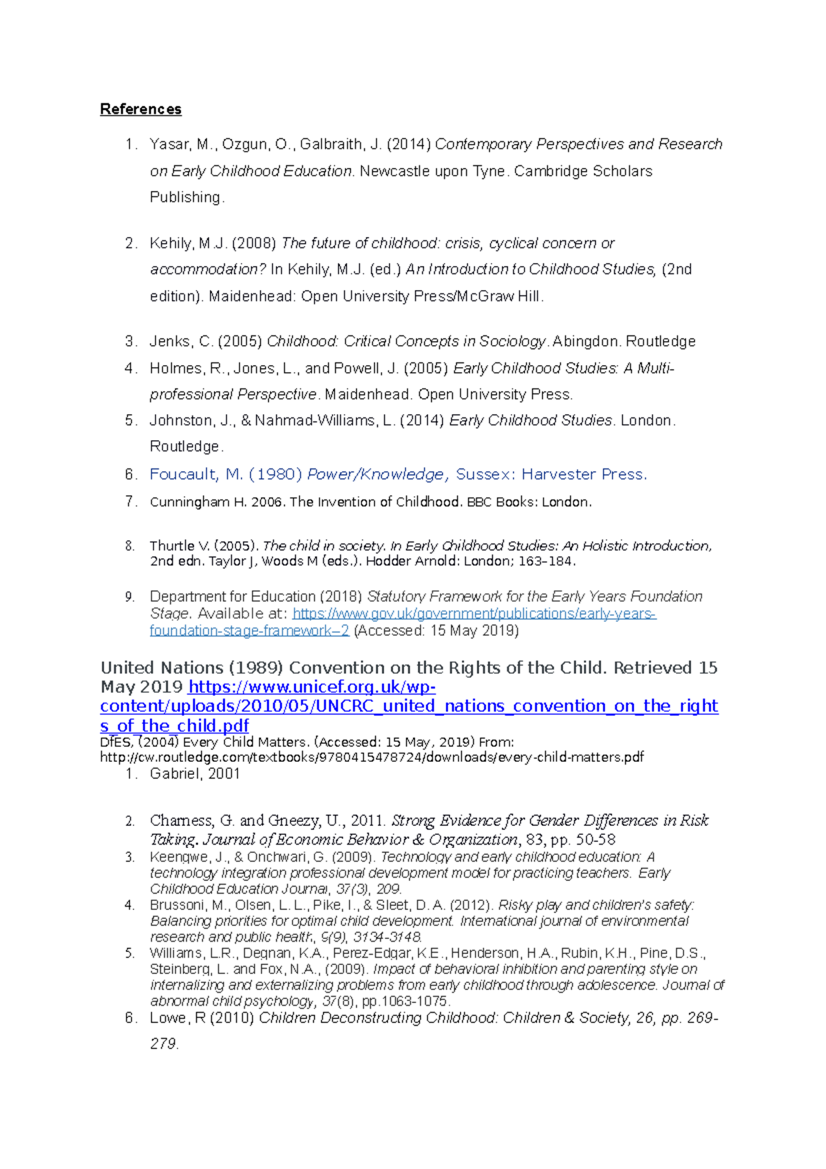 Backup of References - reference notes - References Yasar, M., Ozgun, O ...