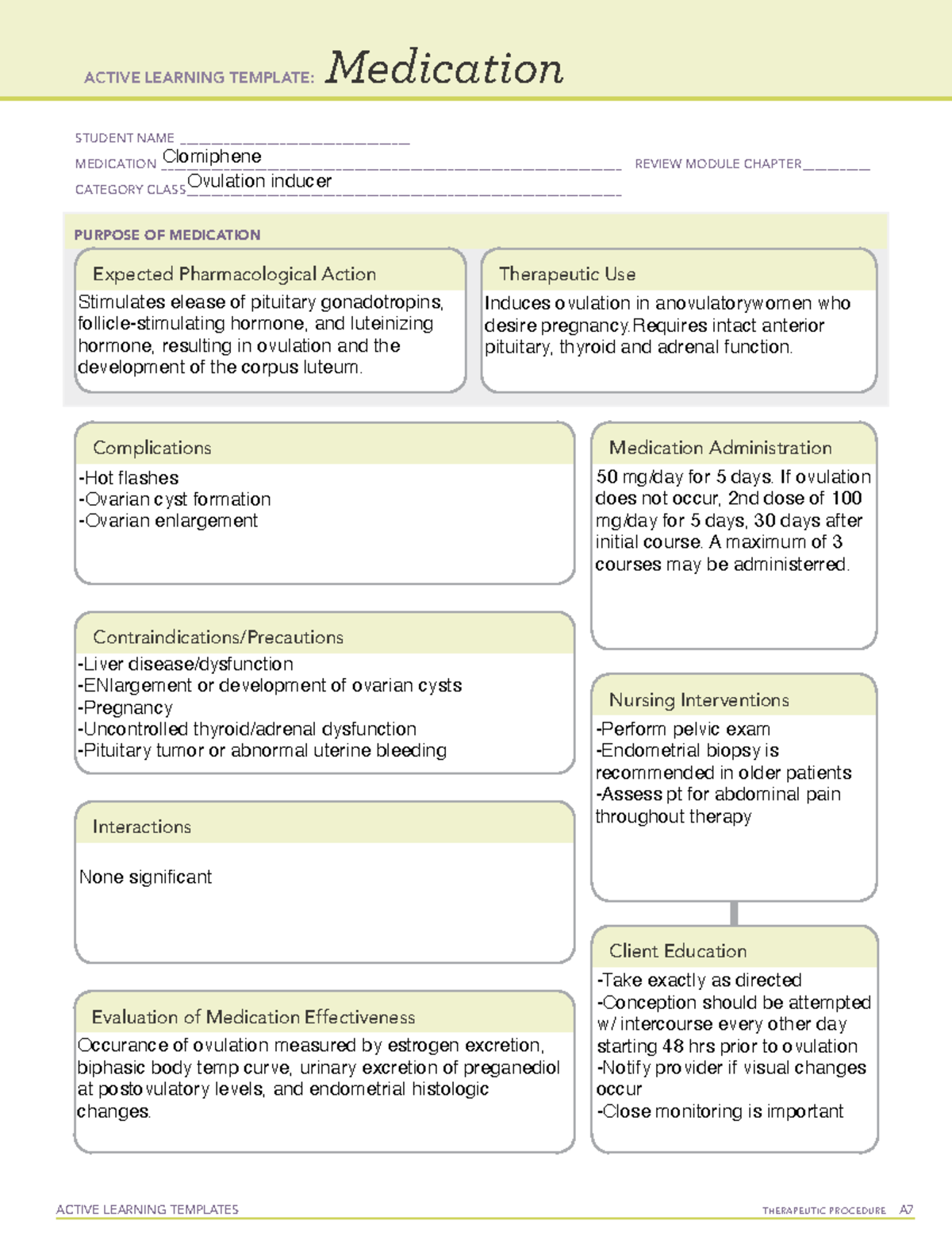 Active Learning Template medication copy 2 - ACTIVE LEARNING TEMPLATES ...