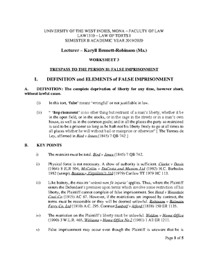 Kodilinye, G., Setting in Motion Malicious Prosecution - British ...