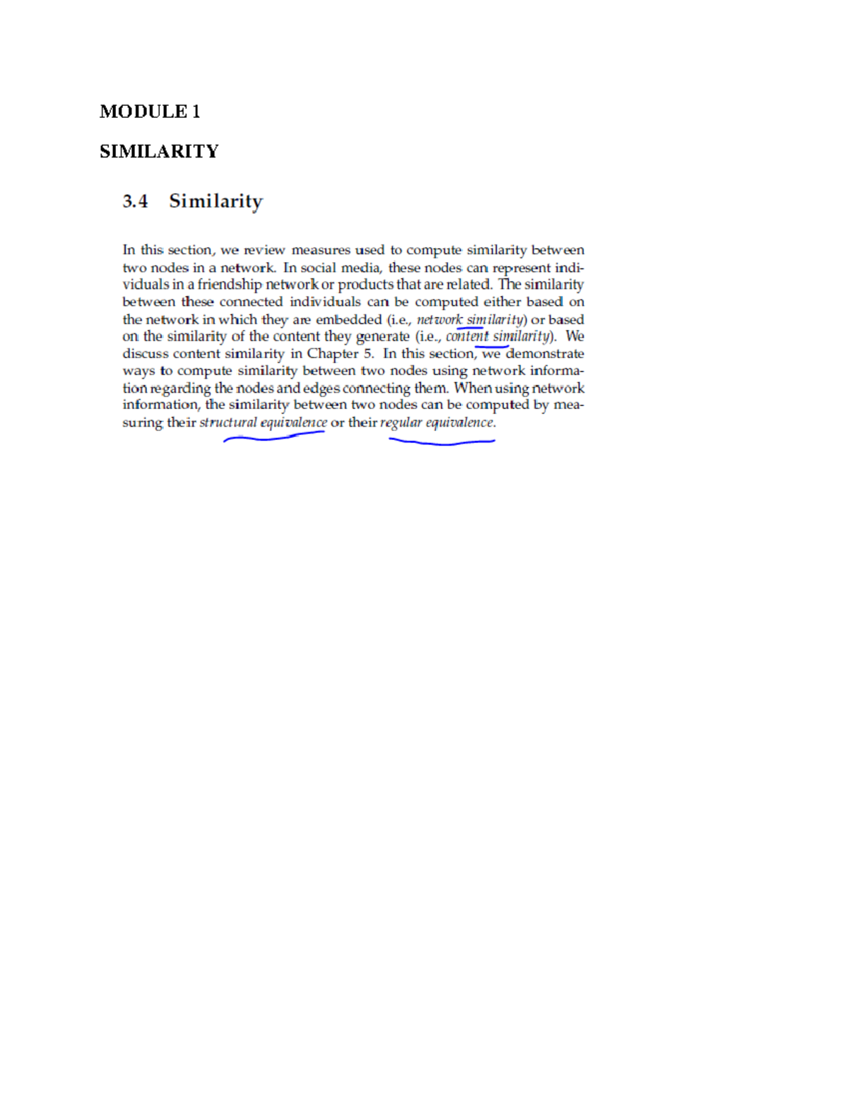 Similarity - Notes - Bachelor of computer science - MODULE 1 SIMILARITY ...