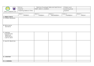 Final-LP- Dagli - Lesson plan - Department of Education REGION II- CAGAYAN VALLEY SCHOOL ...