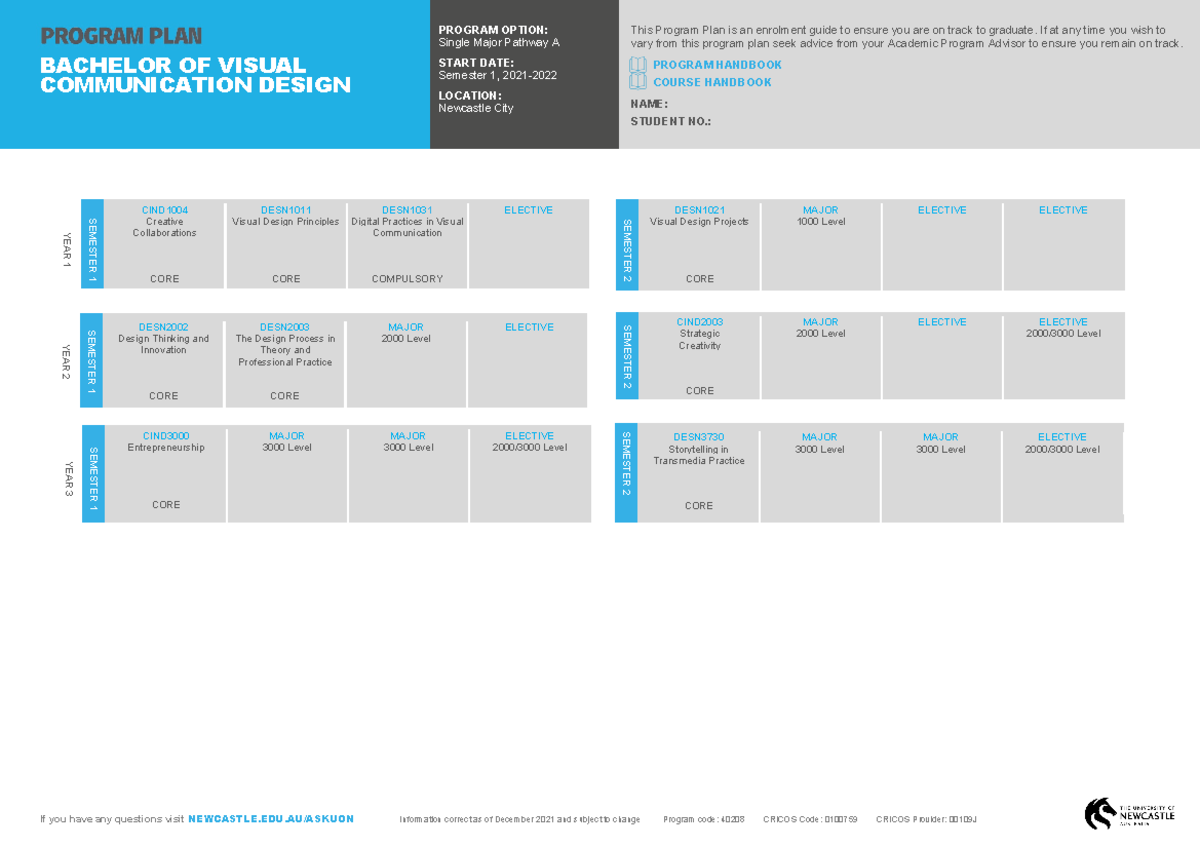 40208 B Visual Communication Design S1 2021-2022 - BACHELOR OF VISUAL ...