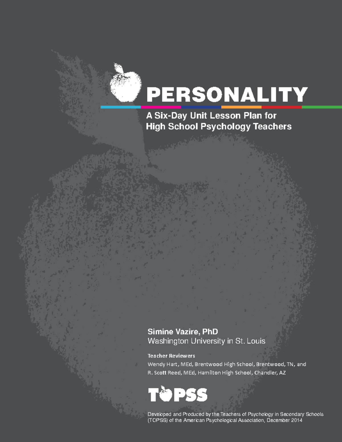 Personality - I want to study more - BACK TO CONTENTS Simine Vazire ...