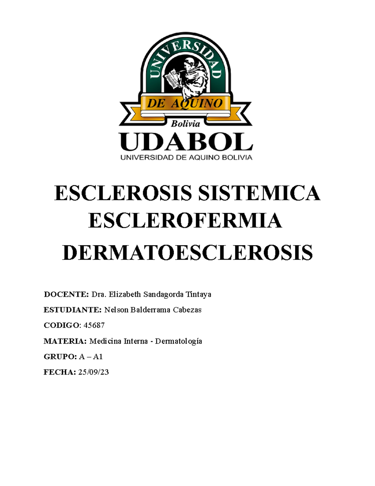 Esclerosis Sistemica - tarea - ESCLEROSIS SISTEMICA ESCLEROFERMIA ...