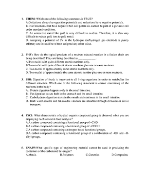 Biology - Lesson 3 - Cell Parts and Functions - CELL PARTS AND ...