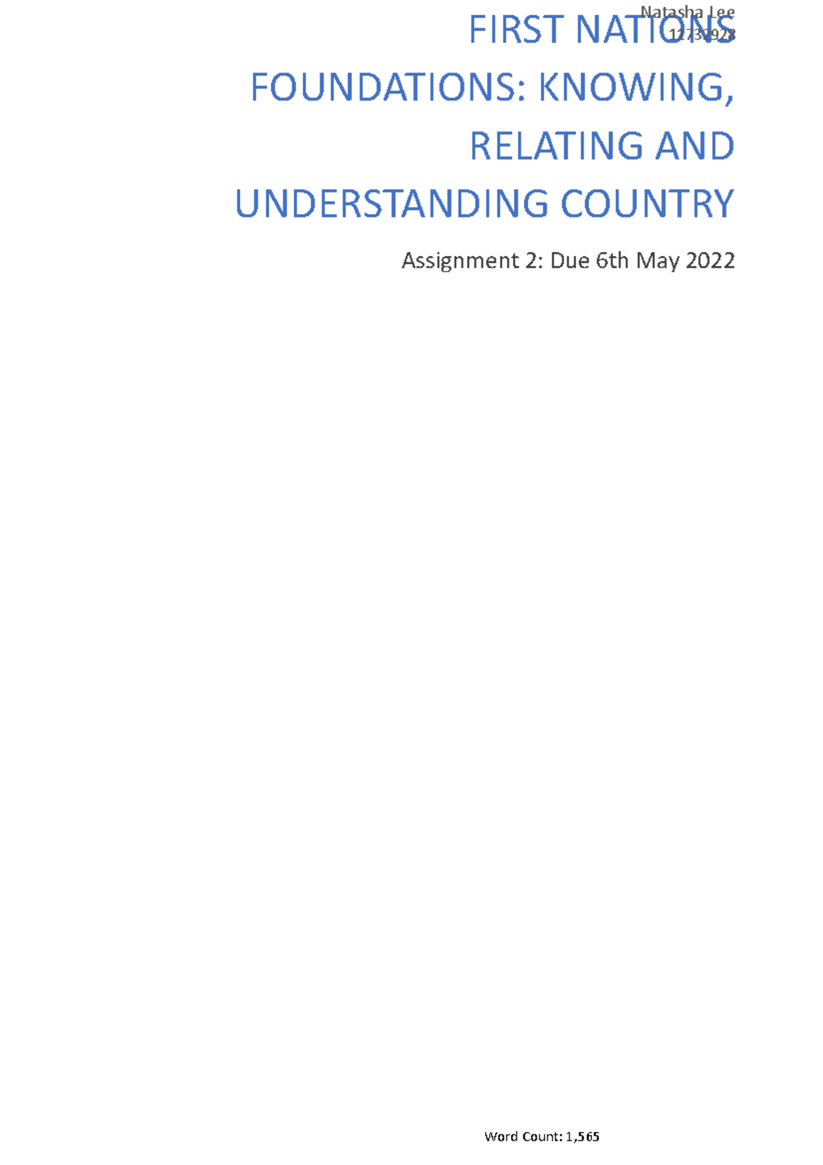 Impact of Assimilation Policy and Racial Discrimination Act on ...