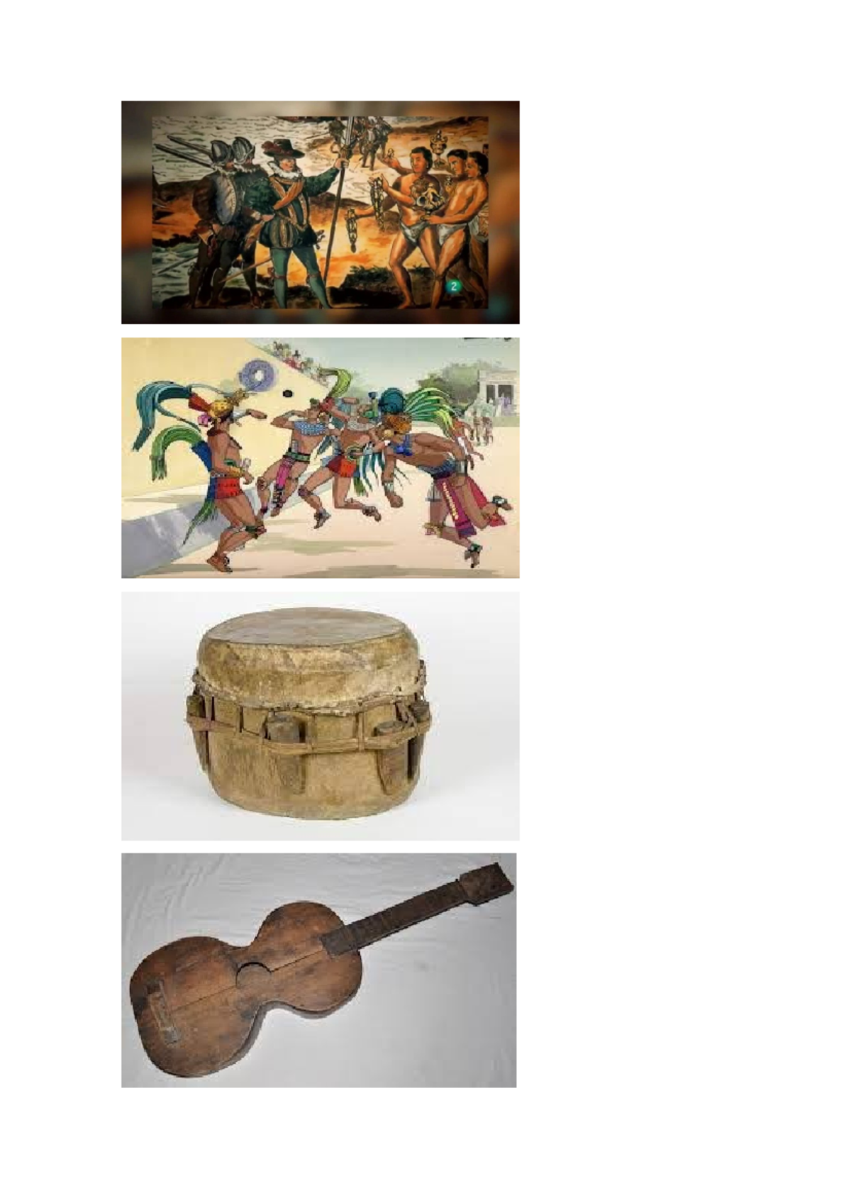 Epoca colonial - .jfjsdfhsdhfdhgfd - artistica - 2 Instrumentos ...