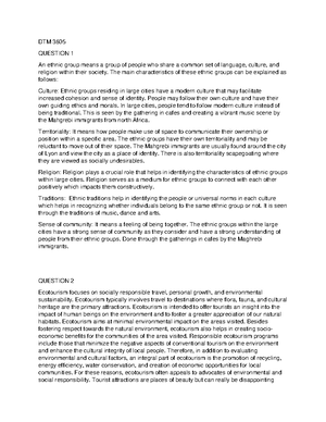 [Solved] what is EMBOK model give me an example of an event - Tourism ...