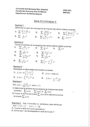 Astuces mathemathique - Analyse mathématique - Studocu