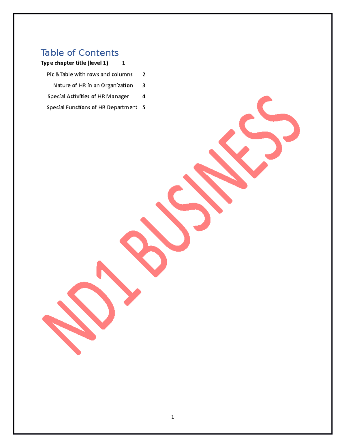 Computer Applications - Table of Contents Type chapter title (level 1 ...