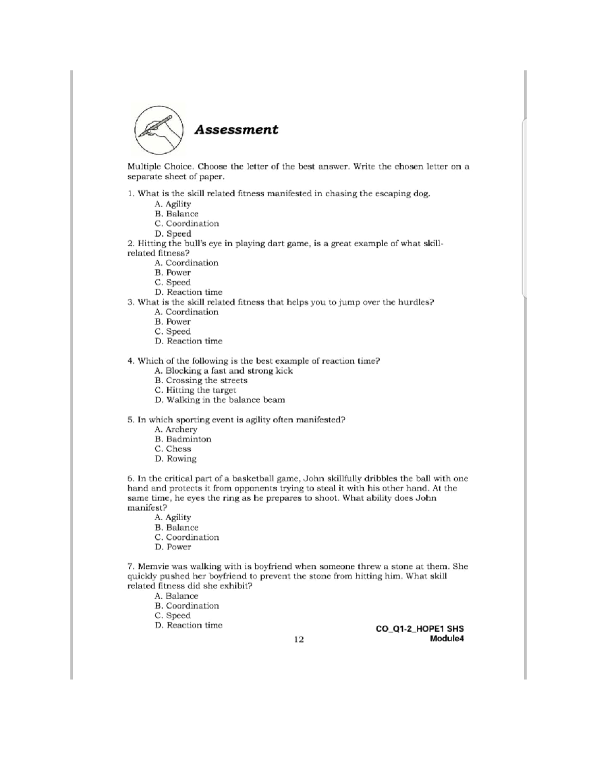 HOPE Module - for G11 - Health Organization and Physical Education ...