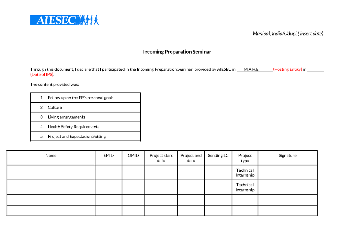 IPS Name of the EPs - Xjndsn - Manipal, India/Udupi,( insert date ...