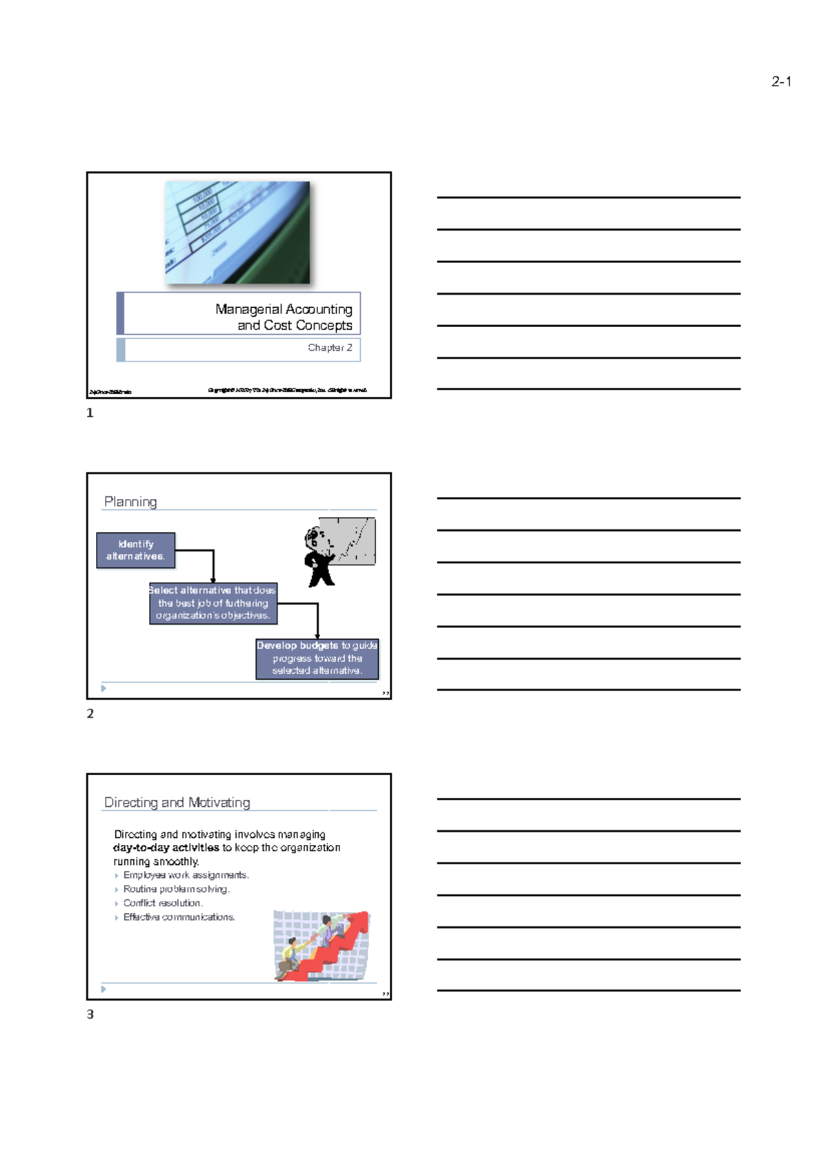 Chap 2S - Costs concepts - Managerial Accounting and Cost Concepts ...