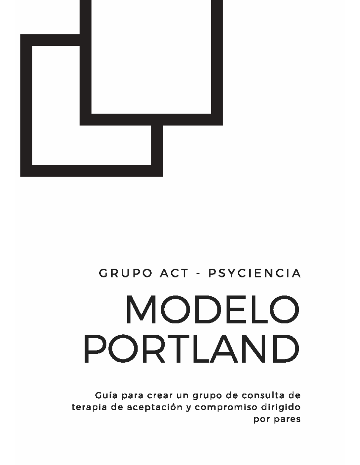 Modelo Portland - Terapia de Aceptación y Compromiso - Introducción Por ...