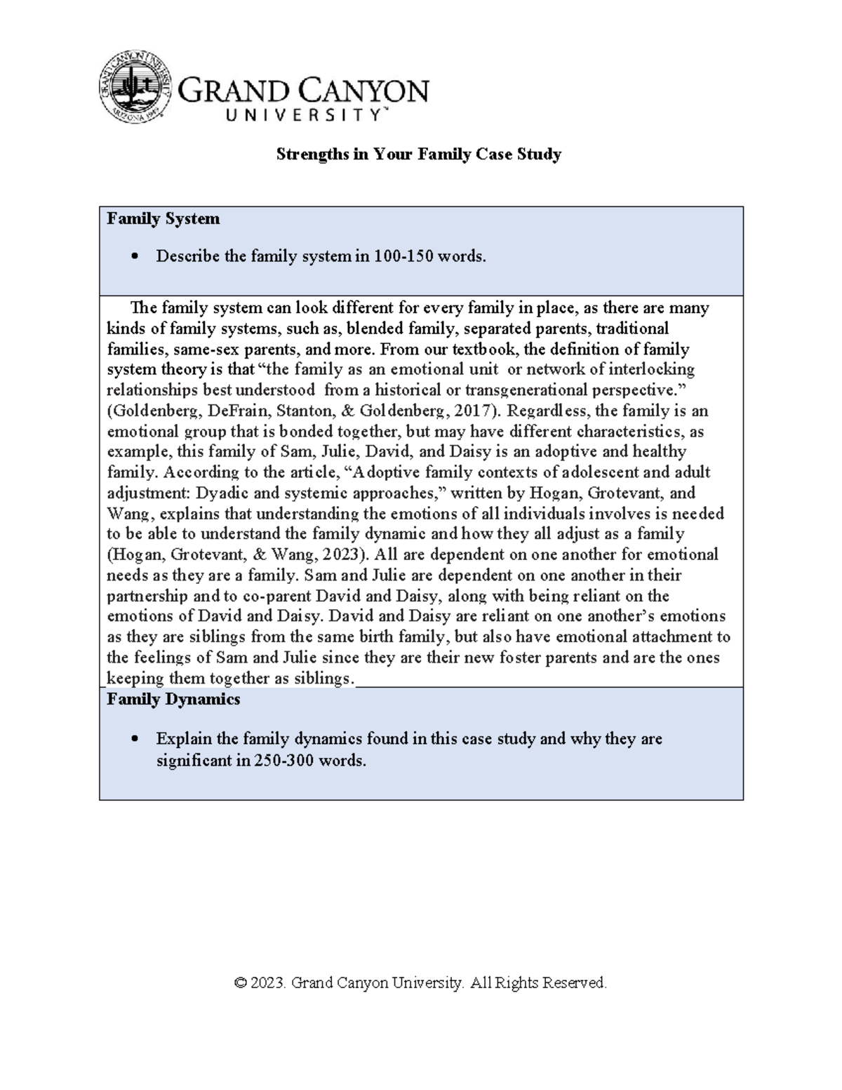 ~BHS 430 T2 Strengthsin Your Family Case Study - Strengths in Your ...