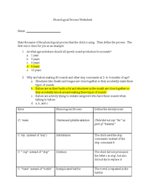 Comprehension Table - Strategy Defined Example Children listen for a ...