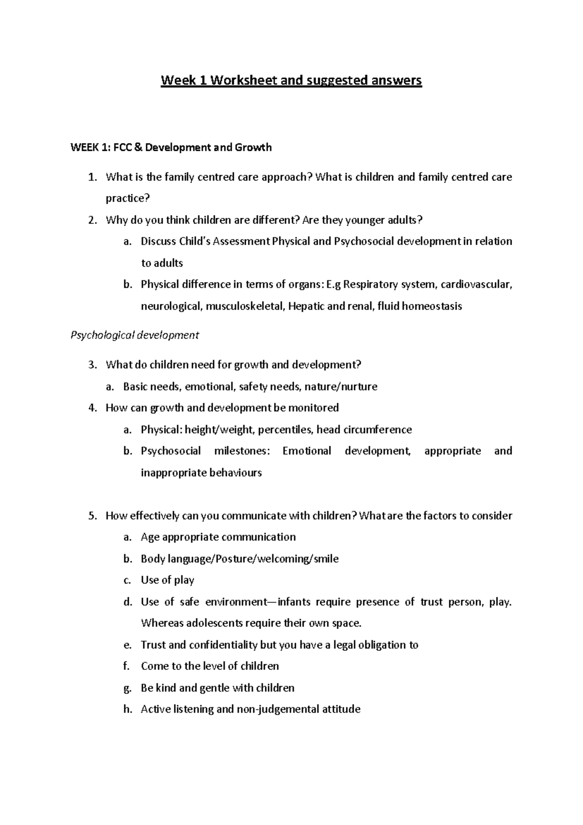 Week 1 Worksheet And Suggested Answers Warning Tt Undefined Function 32 Warning Tt