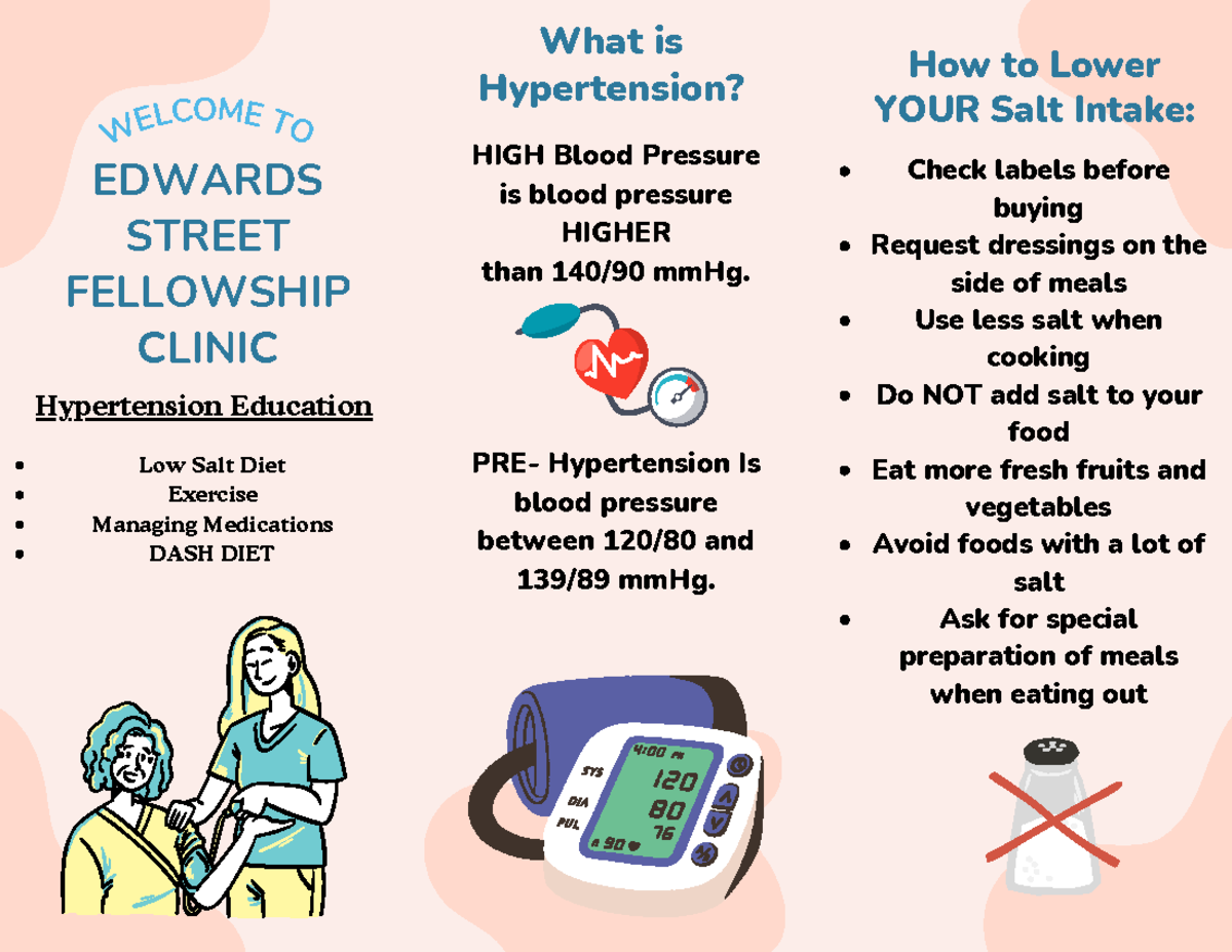 Hypertension Module 2 Pamphlet - EDWARDS STREET FELLOWSHIP CLINIC What ...
