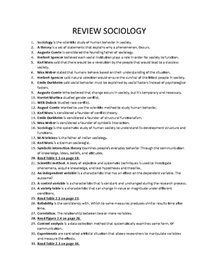 Chapter 4 sociology-5 - Quiz practice test - chapter 4 sociology ...