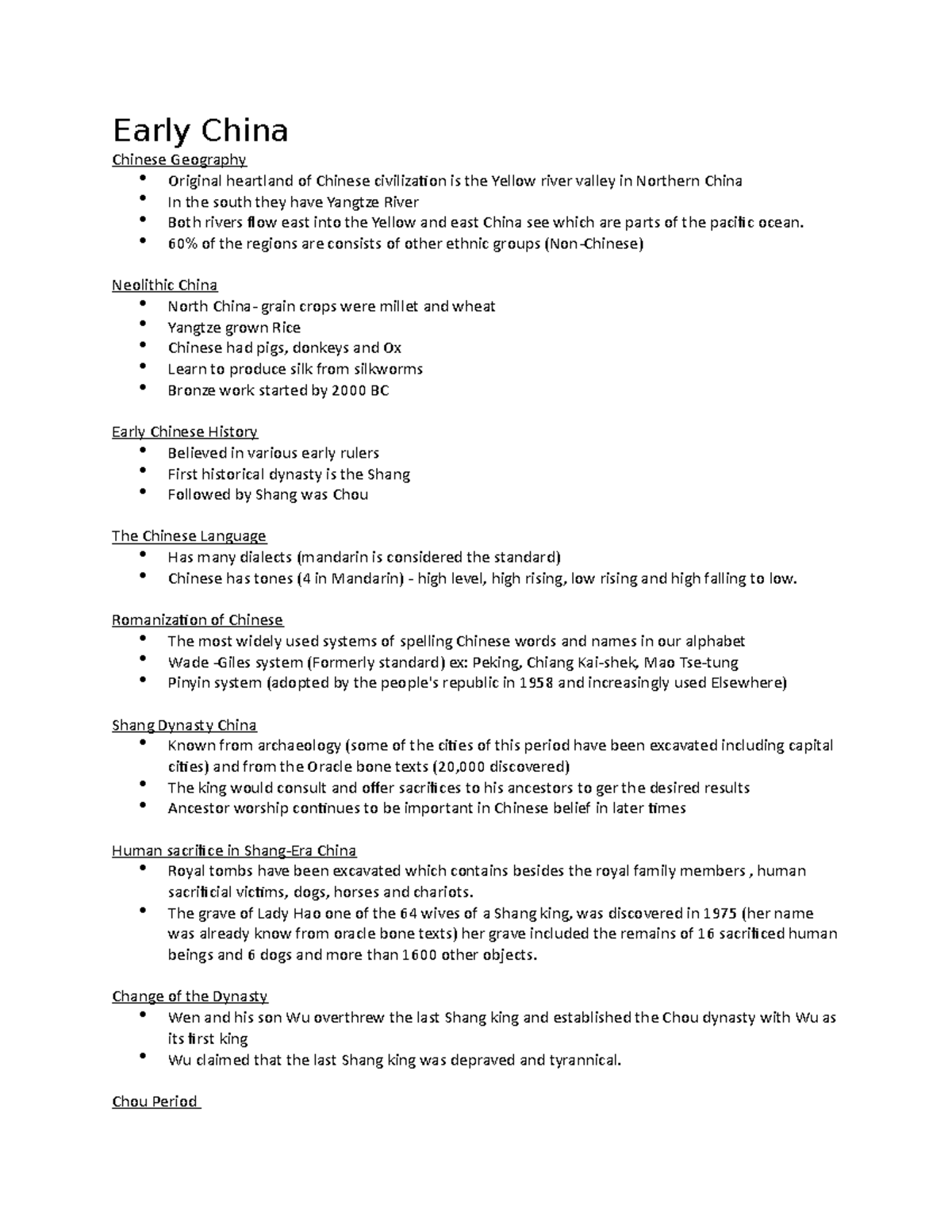 Early China Civilization - Early China Chinese Geography Original ...