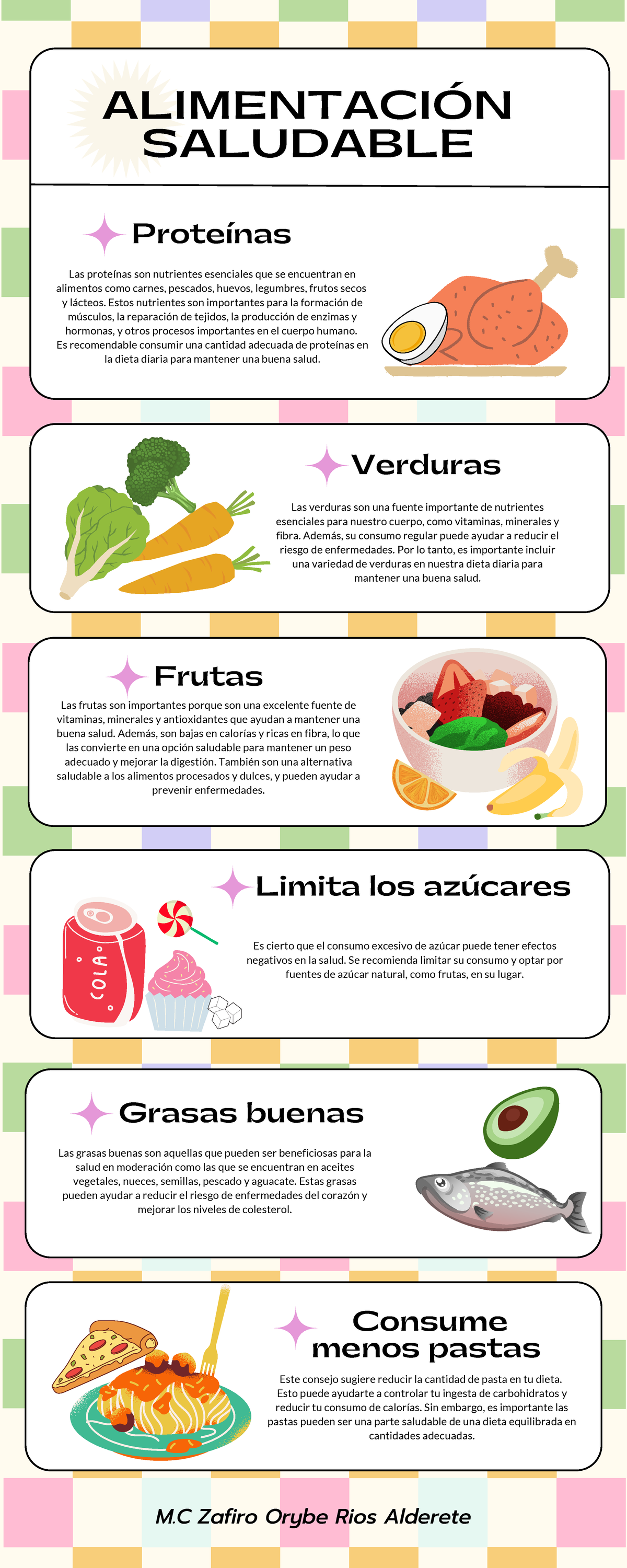 Infografía alimentación saludable divertida rosa - Verduras Frutas ...