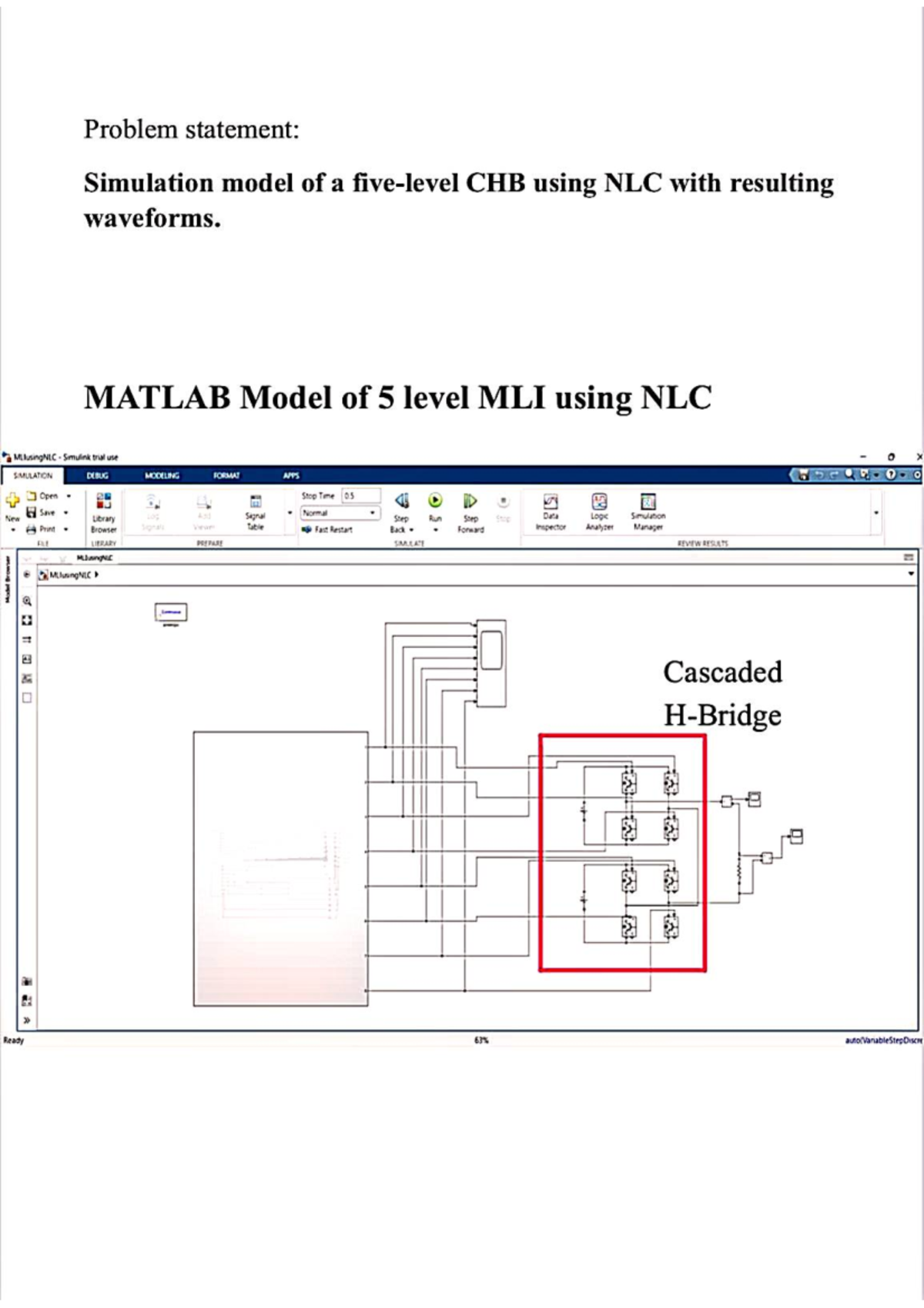 Assignment 3 21EEB355 - Helpful fir electrical students - Problem statement: Simulation model of ...