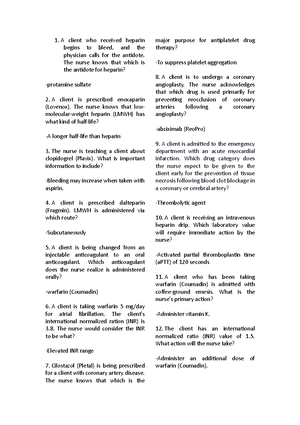 Pharmacology 18 - Notes - A client has heart failure and is prescribed ...