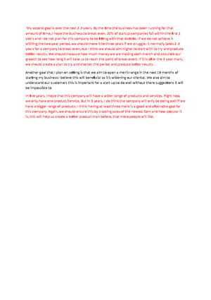 M4-d3- unit 1 exploring business level 3 btec - In this part of the assignment, I am going to ...