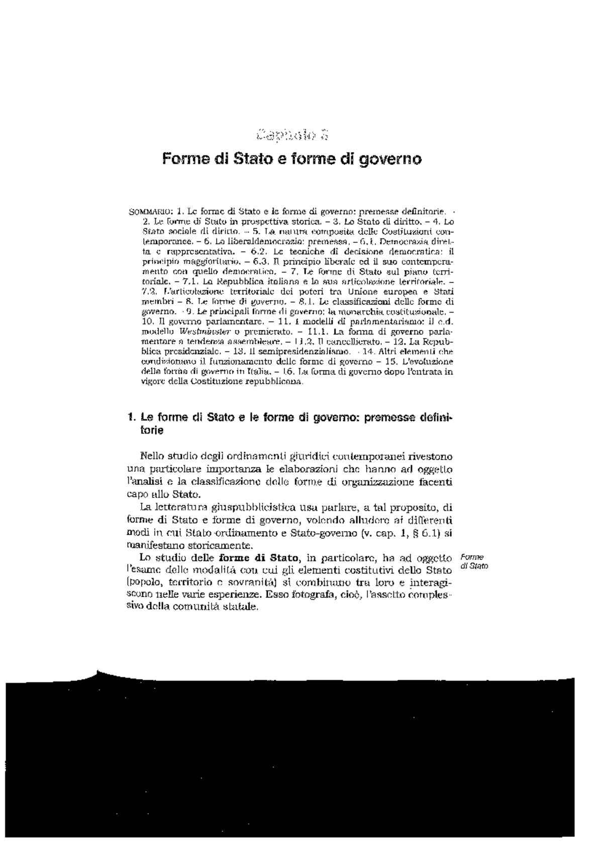 Forme DI Stato E Forme DI Governo - Diritto internazionale - Studocu